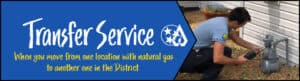 Transferring Service - Middle Tennessee Natural Gas Utility District